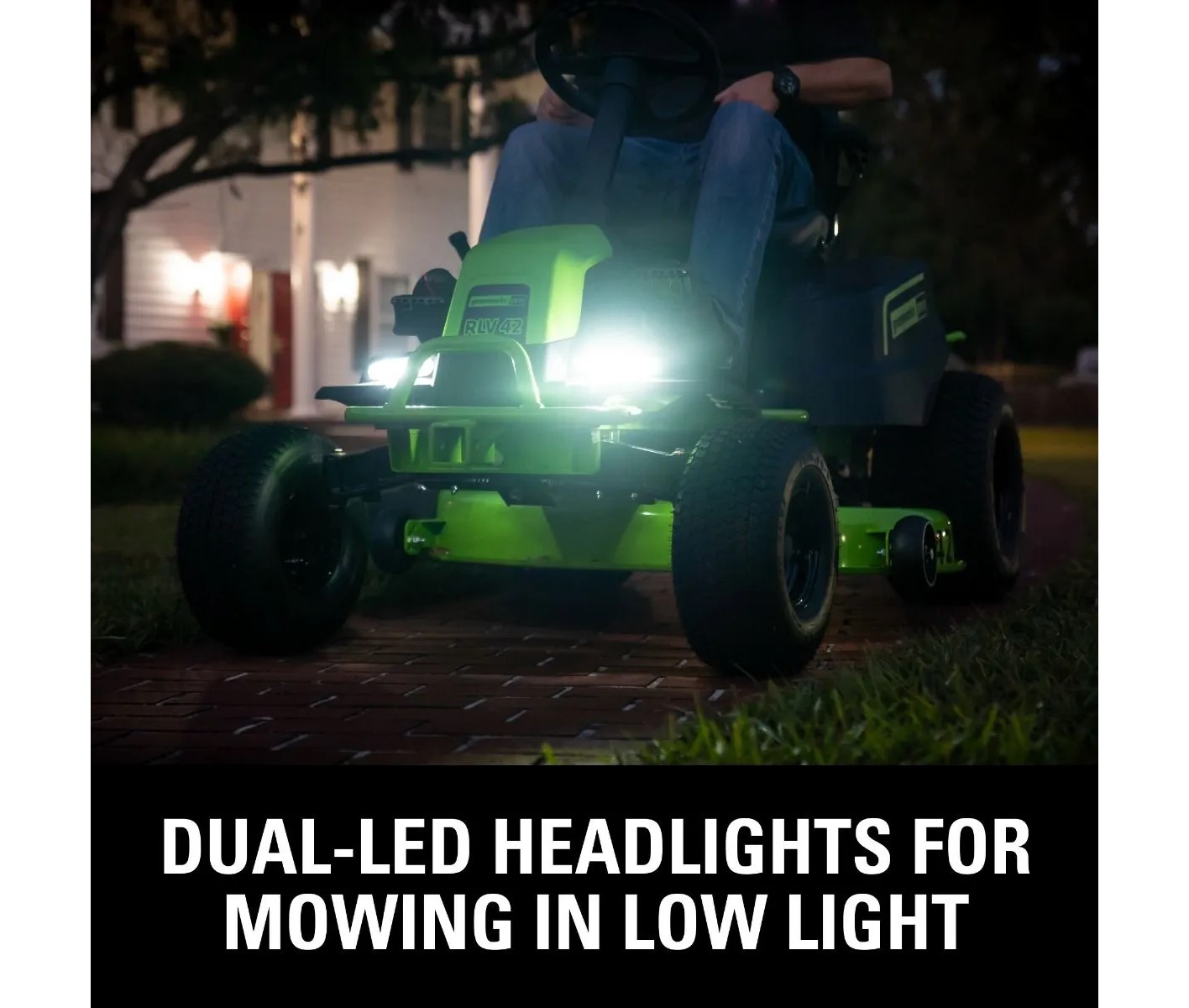 Greenworks 42" Ride-On Mower - Days Motorcycles & Power Equipment
